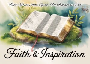 56 Inspirational Bible Verses And Quotes For Instagram Bio