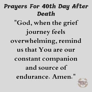 26+ Powerful Prayers For 40th Day After Death